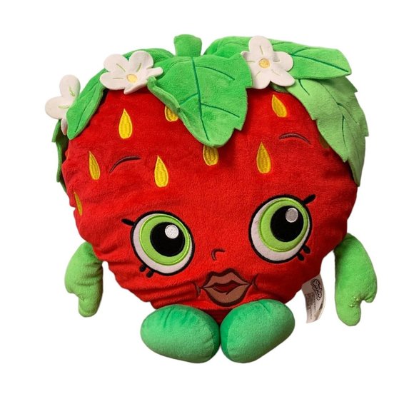 Shopkins | Toys | Shopkins 5 Strawberry Kiss Pillow Plush Stuffed ...